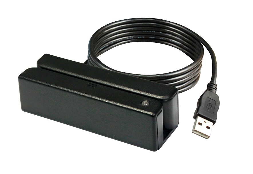 Element MSR Standalone Dual-Head 1/2/3 USB Black - OnlyPOS
